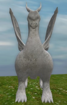Second Life Marketplace - dragon statue mesh 6 prim