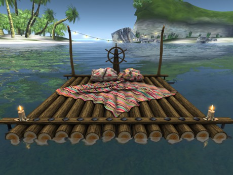 Second Life Marketplace - .:LD:.Romantic Raft Bed