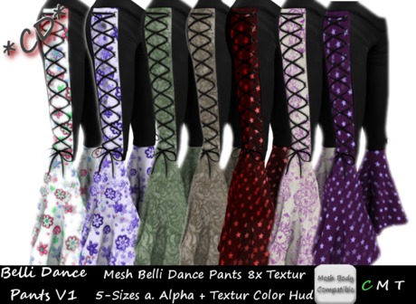 Second Life Marketplace - *CD* Belli Dance Pants Hud V1(Mesh)