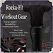Second Life Marketplace - Rocka-Fit Workout Fit - Black