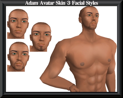 Second Life Marketplace - Complete Male Avatar Model Adam Bundle Set ...