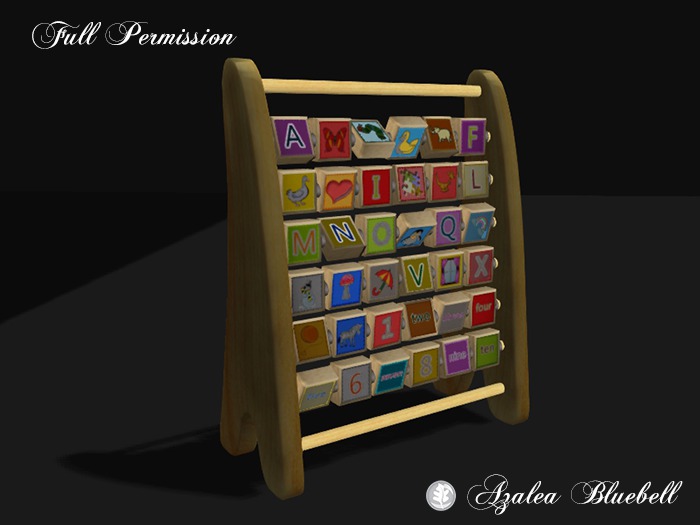 Second Life Marketplace - ~AB~ Kids Learning Toy ~ Full Perm Mesh ~ 1 LI