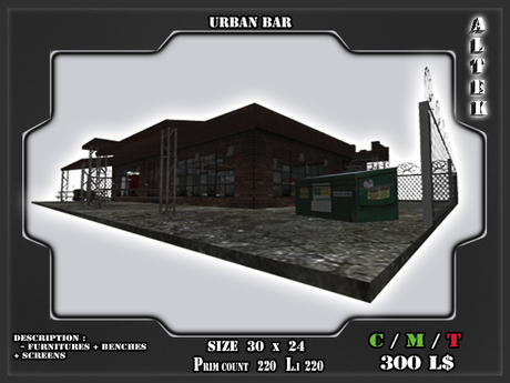 Second Life Marketplace - Urban Bar