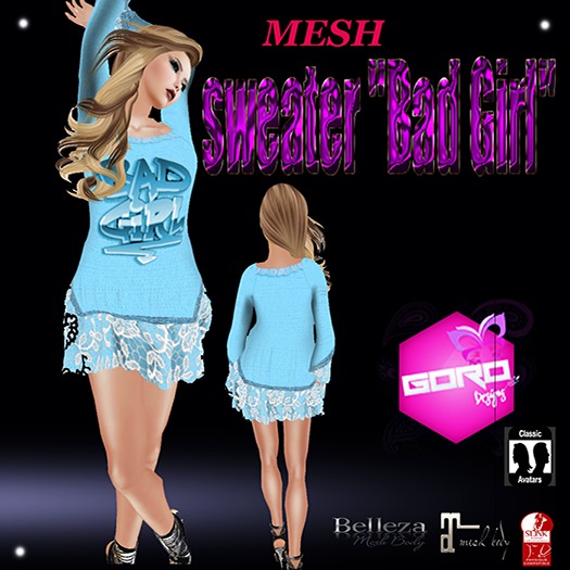 Second Life Marketplace - sweater Bad Girl