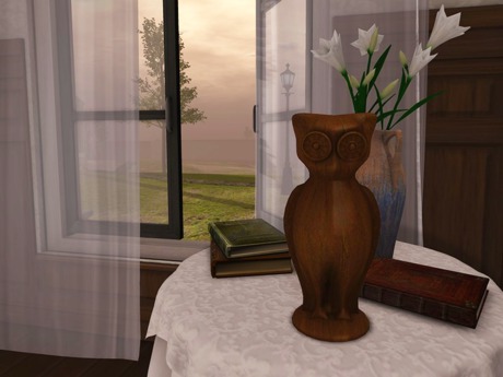 Second Life Marketplace - Wooden Owl Statue