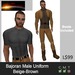 Second Life Marketplace - Bajoran Male Beige-Brown Uniform