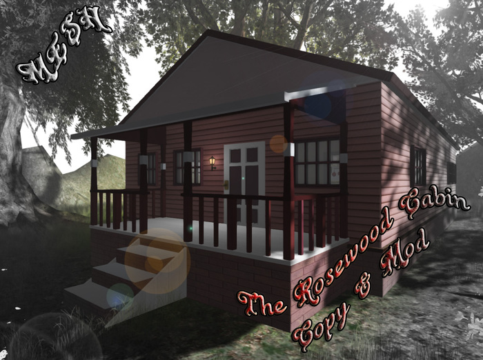 Second Life Marketplace - The Rosewood Cabin Mesh Home