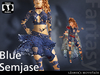 Second Life Marketplace - BLUE SEMJASE Exotic Fantasy Outfit