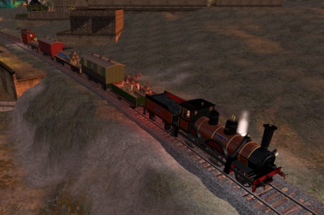 Second Life Marketplace - Freight Car - Steam Train SLRR