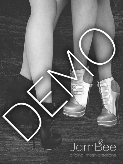 Second Life Marketplace - JamBee > Shoes > Christine Stiletto Ankle ...