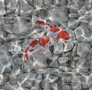 Second Life Marketplace - Sanna Pebbels Under Caustic Water With Koi ...