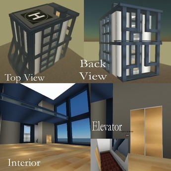 Second Life Marketplace - Megacorp Office Building Prefab