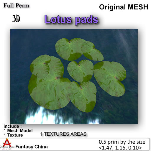 Second Life Marketplace - Full Perm Lotus pads