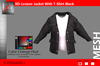 Second Life Marketplace - XD Leisure Jacket w Tshirt Black