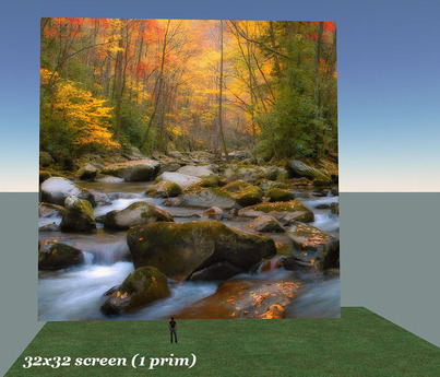 Second Life Marketplace - Seamless Forest Screen with Trees. Huge ...