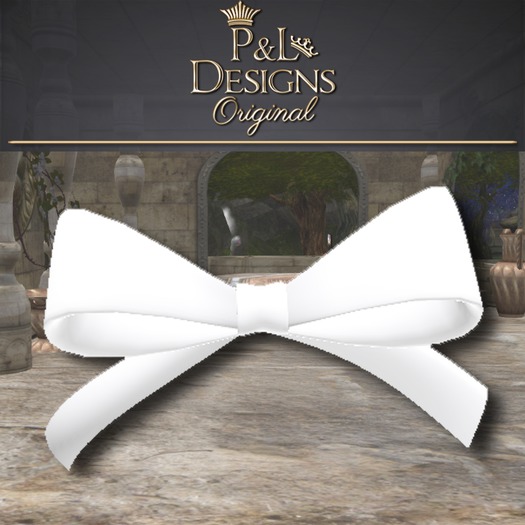 Second Life Marketplace - [P&L] White Hair Ribbon