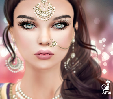 Second Life Marketplace - Arte - Catwa Applier - Gem Lashes Fatpack