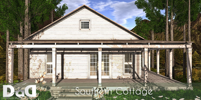 Second Life Marketplace - Southern Cottage - House -100% original mesh