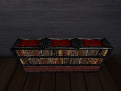 Second Life Marketplace - .:TD:. Red Gothic Bookcases