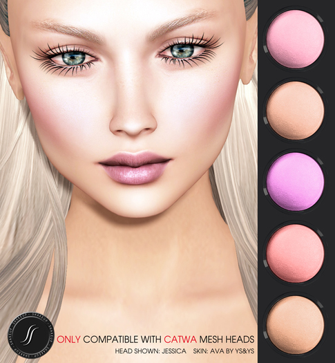 Second Life Marketplace - Shakeup! Everyday Blush for Catwa Mesh Heads