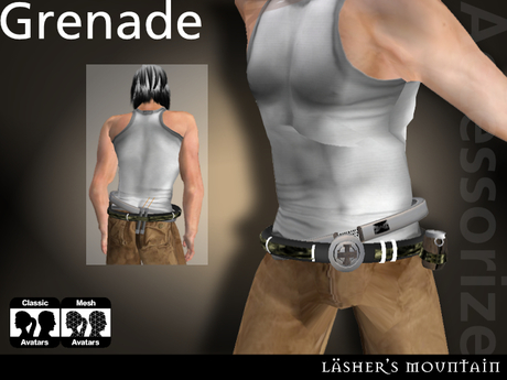 Second Life Marketplace - Grenade Belt