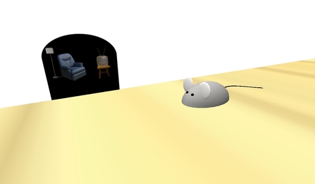 Second Life Marketplace - Mouse and Texture mouse hole (furnished :)