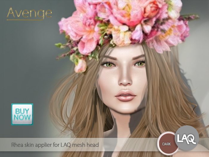 Second Life Marketplace - [Avenge] Rhea skin applier for Laq - dark