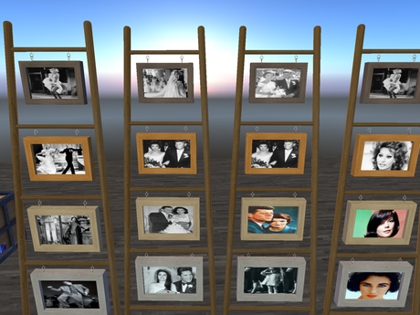 Second Life Marketplace - Wall Ladder Picture Frames Mod (crate)