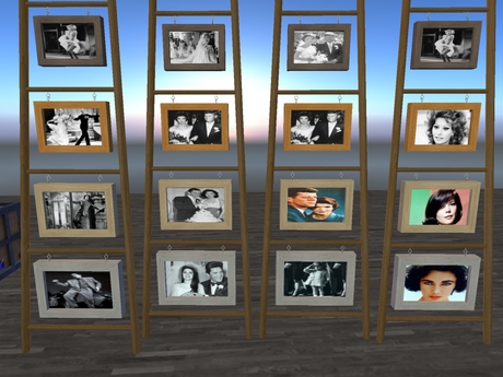 Second Life Marketplace - Wall Ladder Picture Frames Mod (crate)