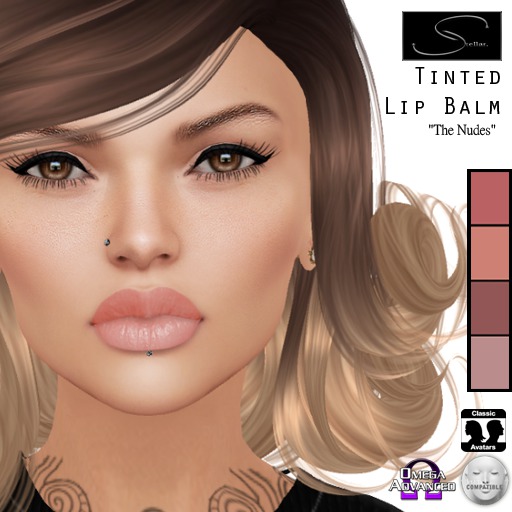 Second Life Marketplace Stellar Tinted Lip Balm The Nudes Omega Lelutka