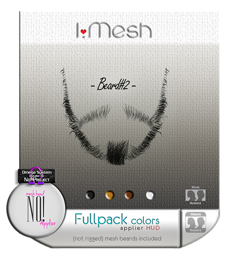 Second Life Marketplace - [i.mesh] - BEARD#2 FULLpack colors applier ...