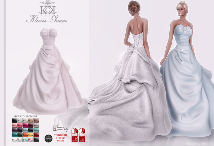 Second Life Marketplace - :::KC::: Klaris Gown