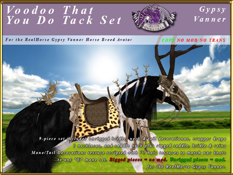 Second Life Marketplace - *E* Voodoo That You Do Set [BOXED] RH Gypsy ...
