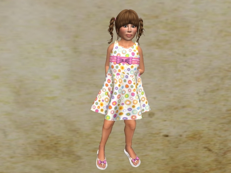 Second Life Marketplace - Multi Dots slip dress