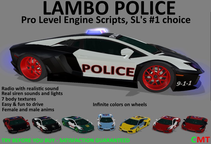 Second Life Marketplace - Lambo Police