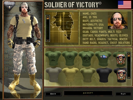 Second Life Marketplace - CA AESTHETIC SOLDIER OF VICTORY US ACU OUTFIT