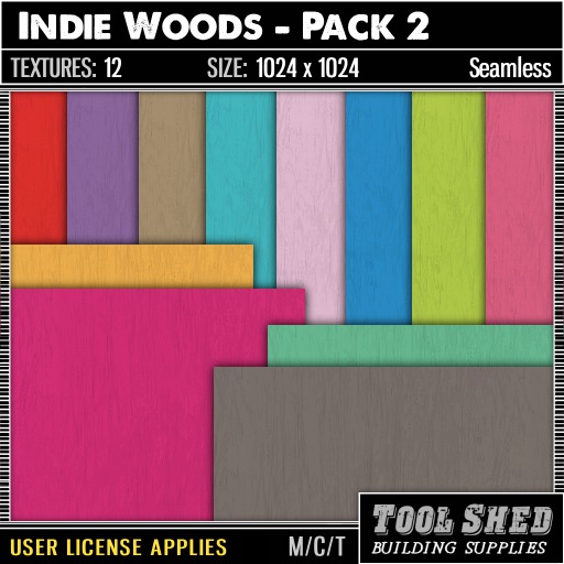 Second Life Marketplace - Tool Shed - Indie Woods - Pack 2