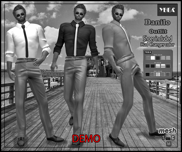 Second Life Marketplace - *Ydea* Danilo Outfit Demo