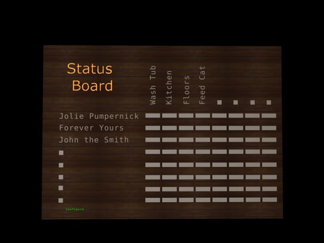 Second Life Marketplace - TM Status Board - DEMO!!