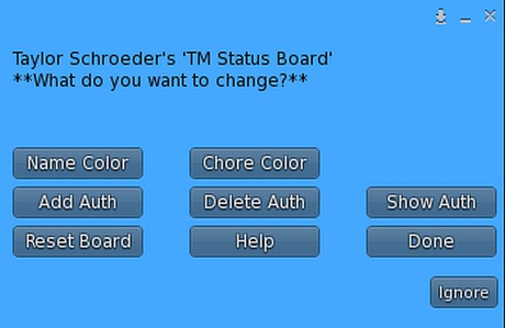 Second Life Marketplace - TM Status Board - DEMO!!