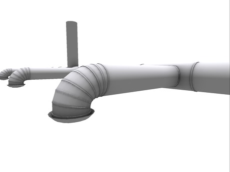 Second Life Marketplace - Fullperm Mesh Air conditioning pipes