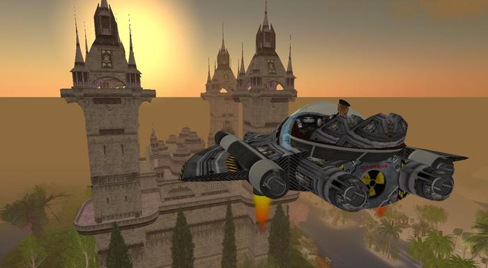 Second Life Marketplace - SkyCar v1.7 (Cruise the SL Skies in style)