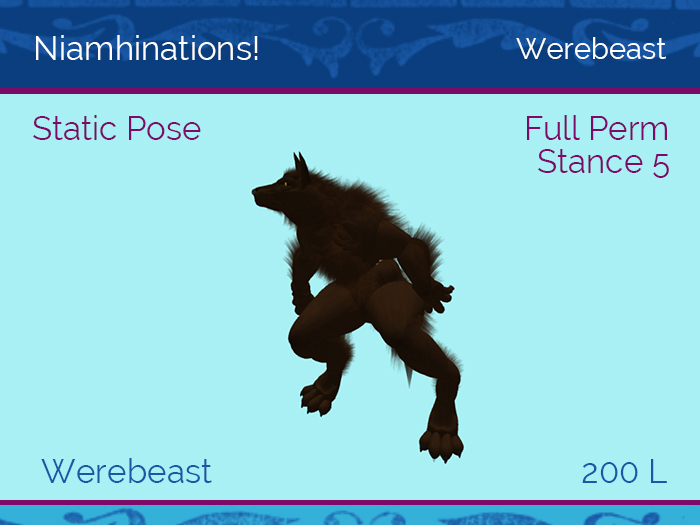 Second Life Marketplace - Halloween, Horror - Werewolf Stance 5 ...