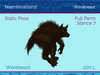 Second Life Marketplace - Halloween, Horror - Werewolf Stance 7 ...