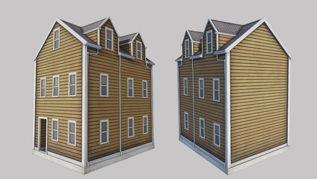 Second Life Marketplace - Boston Houses Bundle 01