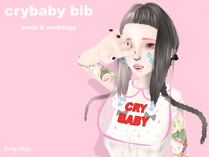 Second Life Marketplace - {MC} crybaby bib boxed