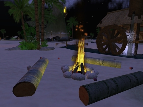 Second Life Marketplace - Tiki - Bonfire / Campfire