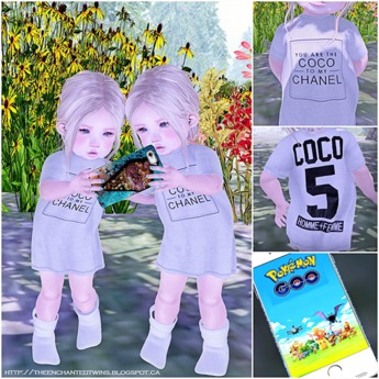 Second Life Marketplace - {Little Miss} Coco Long Tee
