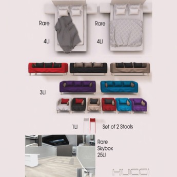 Second Life Marketplace - ::HH:: Hucci Studio Couch - Tan