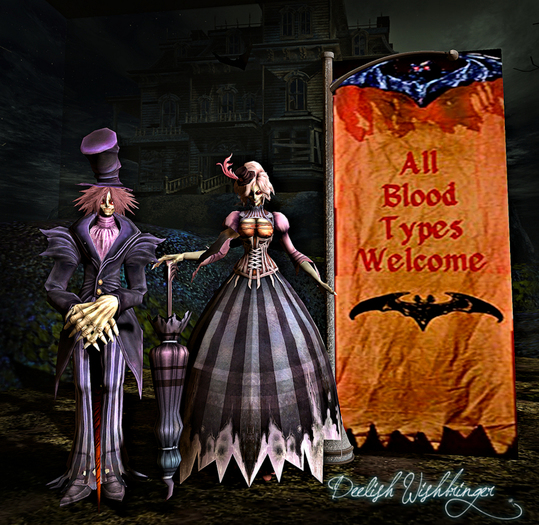 Second Life Marketplace - Welcoming Vampires ~ ~ Halloween Décor